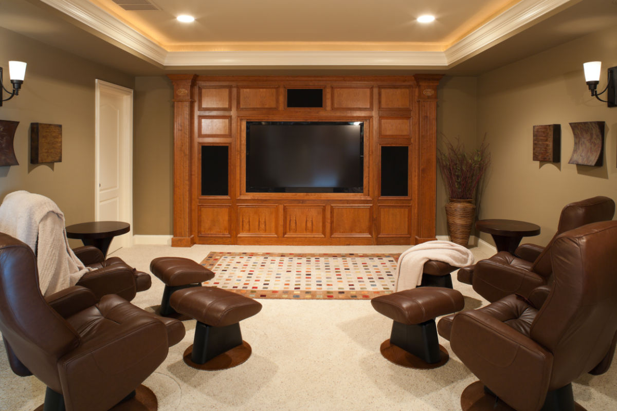 Custom Entertainment Centers in Charlotte, NC - Woodshop QC